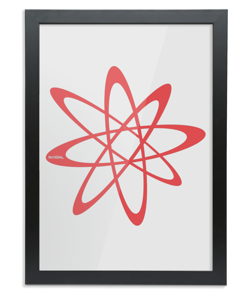 Framed A3 Fine Art Print – Atomic – Revival