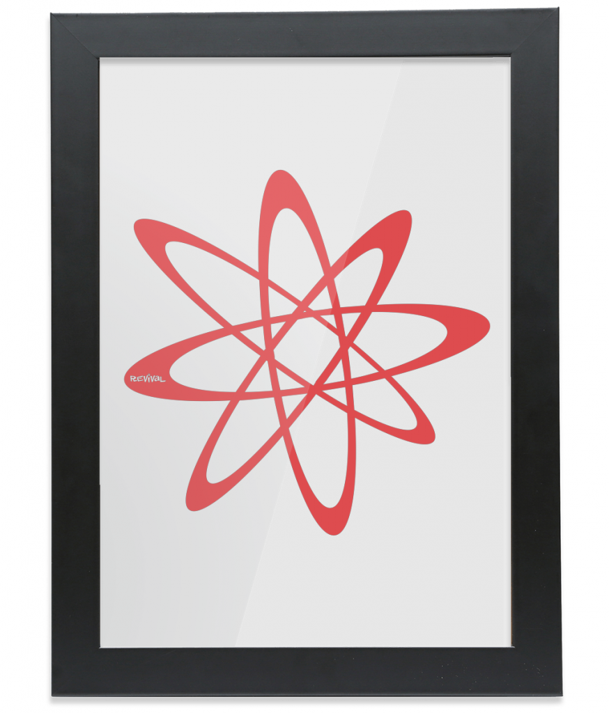 Framed A4 Fine Art Print – Atomic – Revival